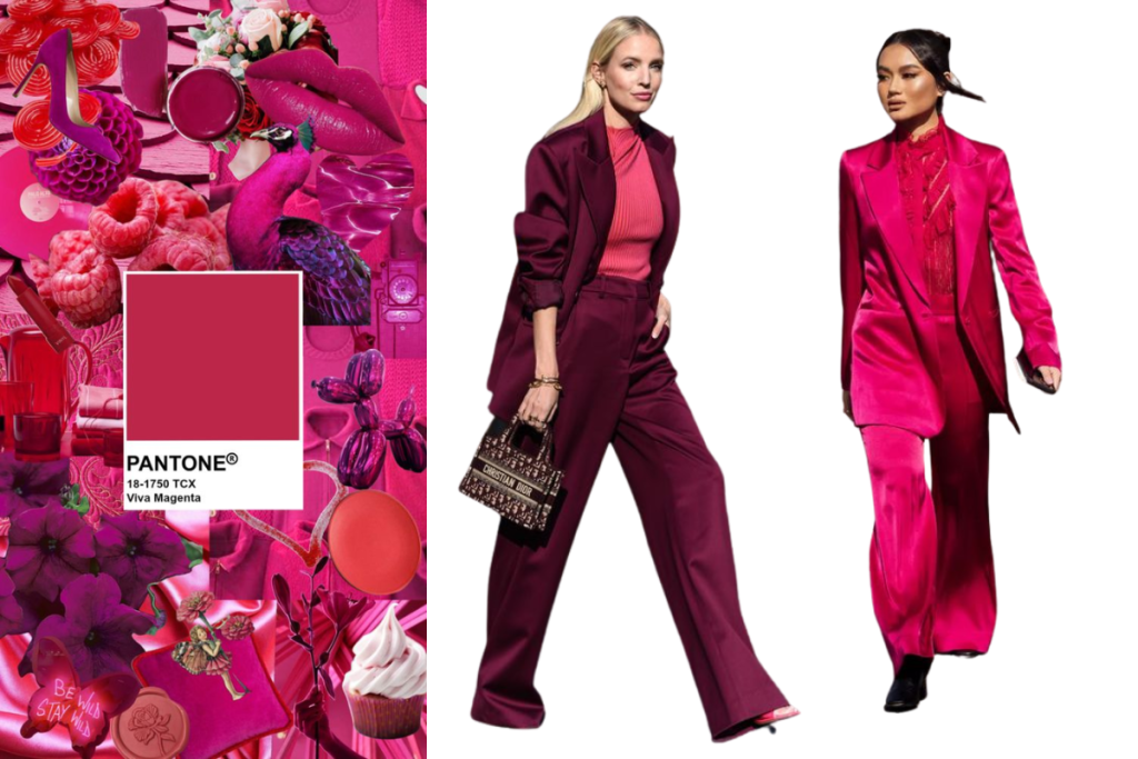 Viva Magenta - boja godine 2023 - Modna Kapsula
