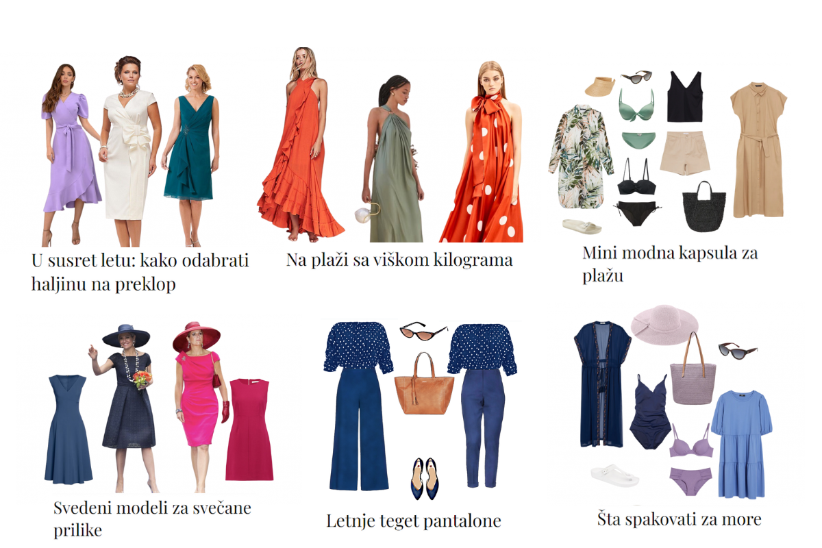 Letnje odevne kombinacije - najčitaniji tekstovi - Modna Kapsula
